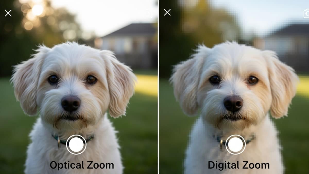 Optical Zoom vs Digital Zoom: Detailed Differences - Devicology