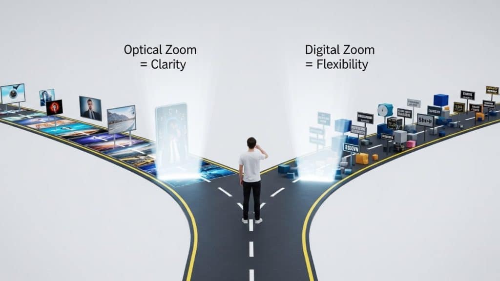 Optical Zoom vs Digital Zoom: Detailed Differences - Devicology